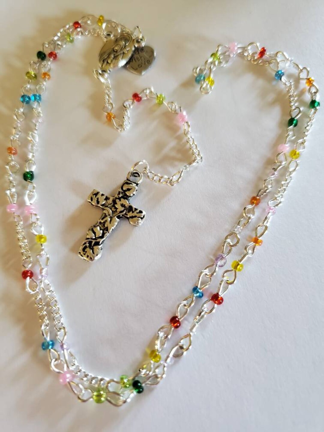 Cute Multicolored Rosary - Etsy