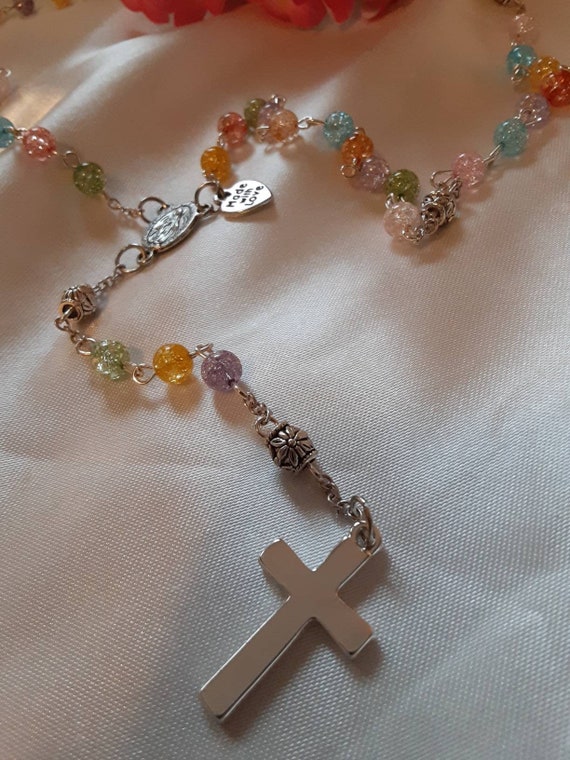 Multicolored Rosary - Etsy