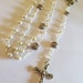 White Beautiful Rosary - Etsy