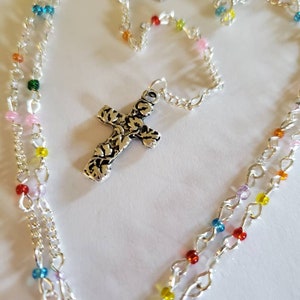 Cute Multicolored Rosary - Etsy