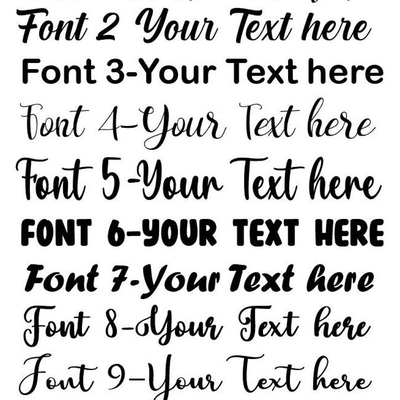 Custom Vinyl Sticker Sentence - Etsy UK