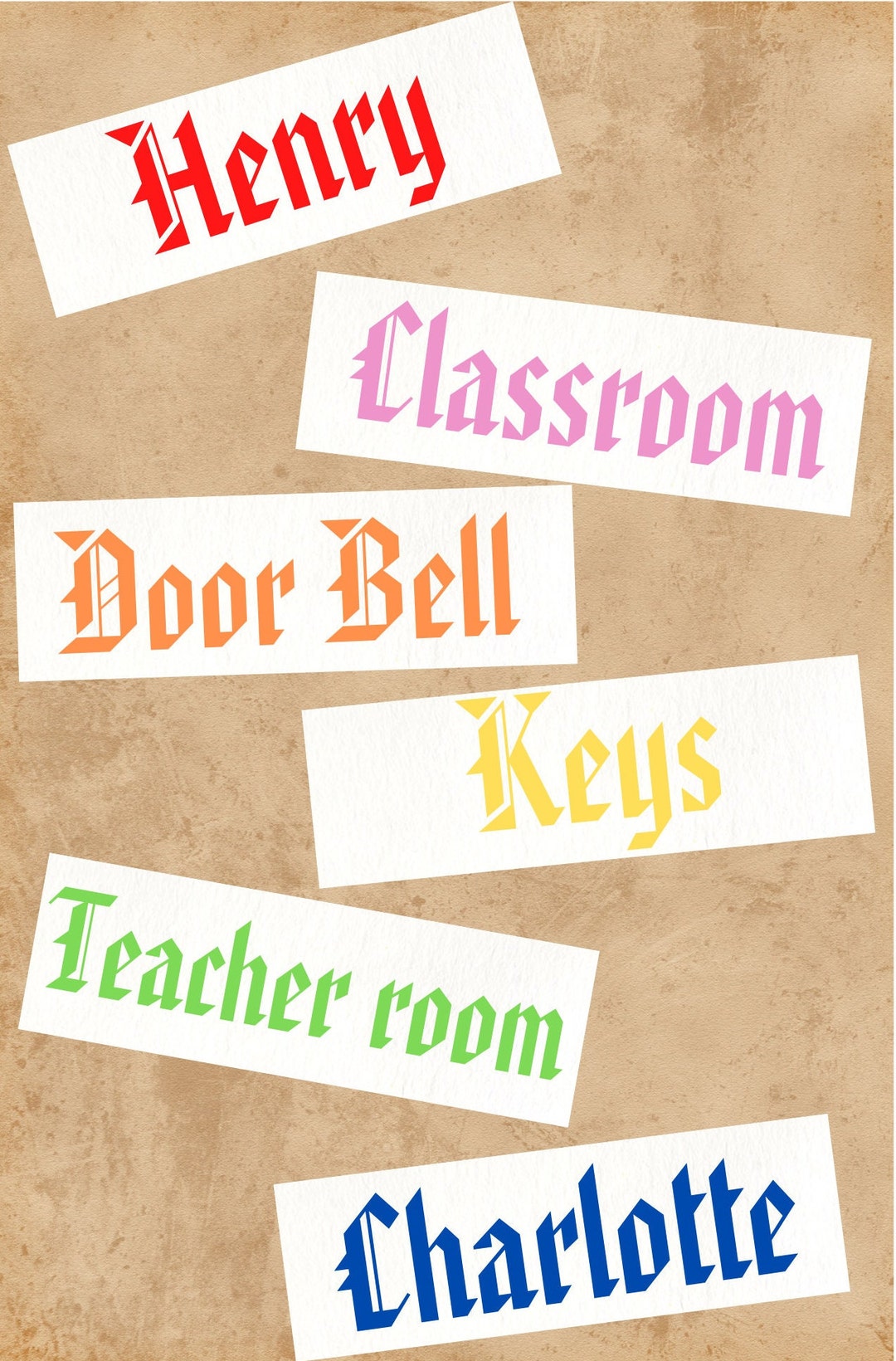 Custom Vinyl Decal Sticker | Name, Word, Text Sticker | Create Your Own ...