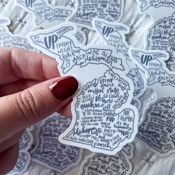 Michigan Car Decal - Etsy