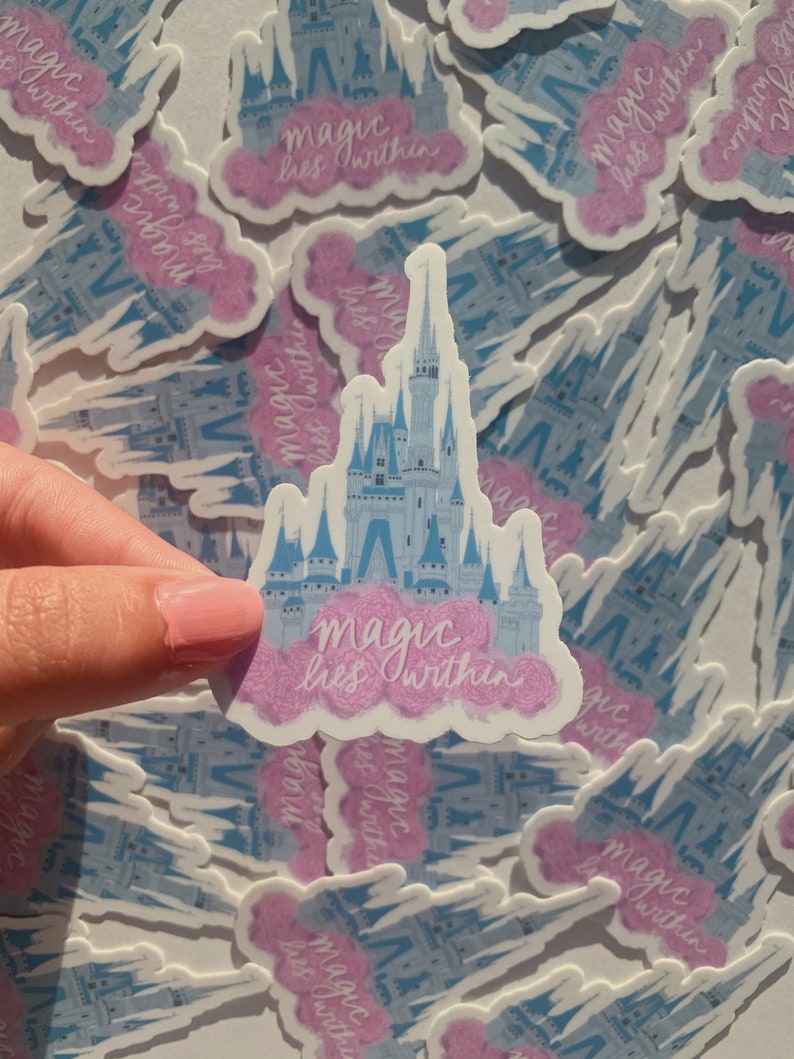 Castle Sticker Magic Lies Within Castle Floral Decal - Etsy