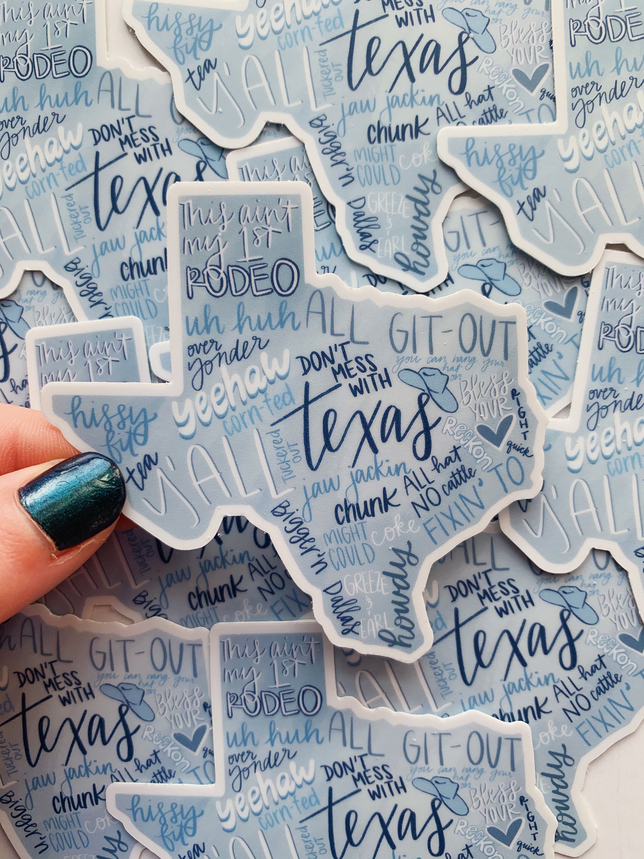 Texas Sayings State Sticker | Texas Sayings | Texas State Decal | Texas ...