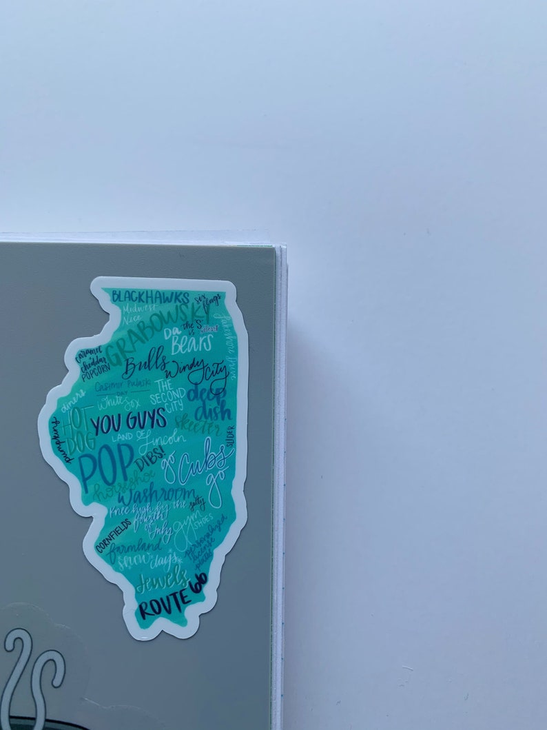 Illinois Sayings Sticker Illinois State Sticker Illinois - Etsy