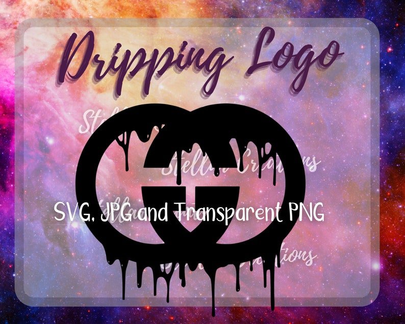 Gucci Drip Popart Logo SVG PNG JPEG | Etsy