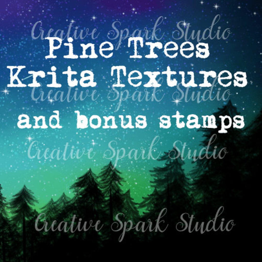 Krita Pine Tree Bundle - Etsy