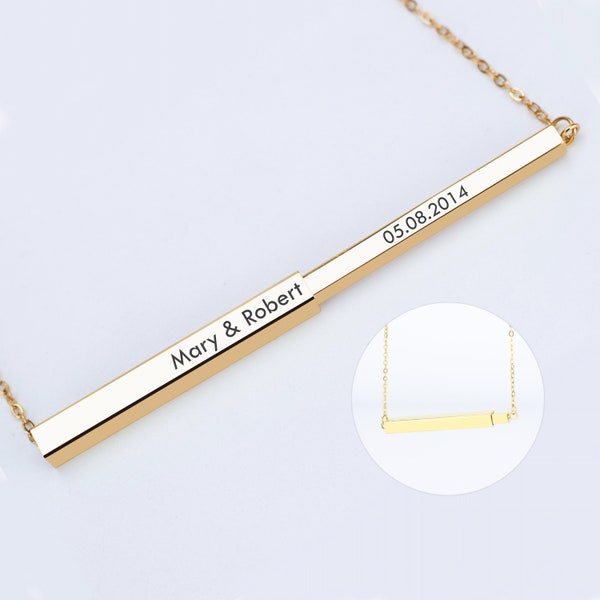 Message Necklace - Etsy