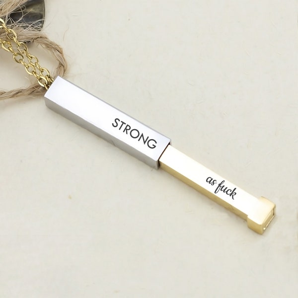 Be Strong Necklace - Etsy