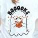 Ghost Books Svg, Booooks Svg, Halloween Teacher Svg, Halloween Reading ...