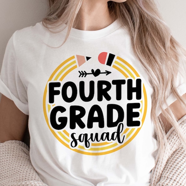 Fourth Grade Svg - Etsy