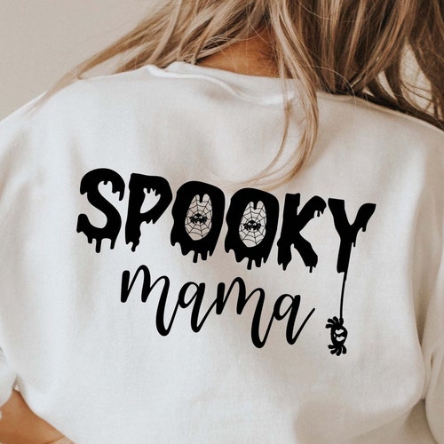 Spooky Mama Svg Spooky Mom Svg Halloween Shirt Gift for Mom - Etsy