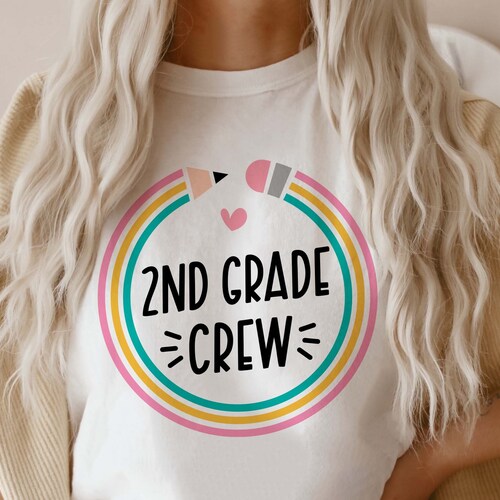 2nd Grade Crew SVG PNG Second Grade SVG Back to School Svg - Etsy