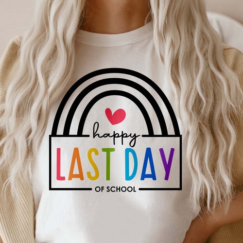 Happy Last Day of School SVG End of School Svg Summer Break - Etsy