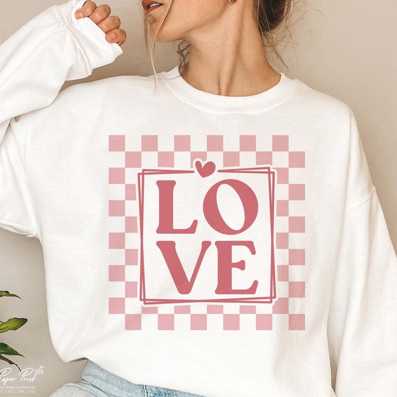 Valentine Checkers - Etsy