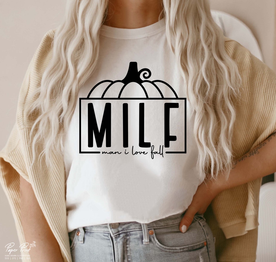 MILF Man I Love Fall SVG Thanksgiving Svg Autumn Vibes Svg - Etsy
