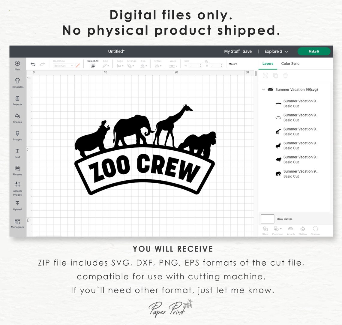 Zoo Crew Svg, Zoo Animals Svg, Zoo Squad Svg, Zoo Matching Shirts Svg ...