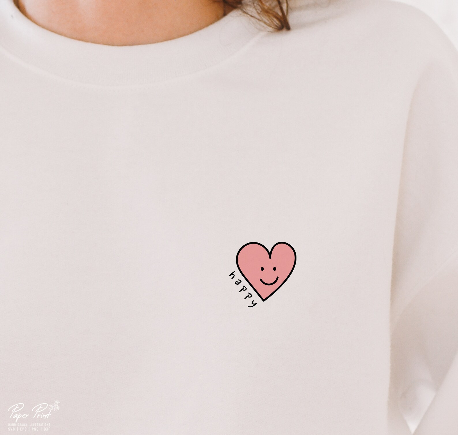Happy Svg Choose Happy Svg Minimal Svg Minimal Line - Etsy Canada