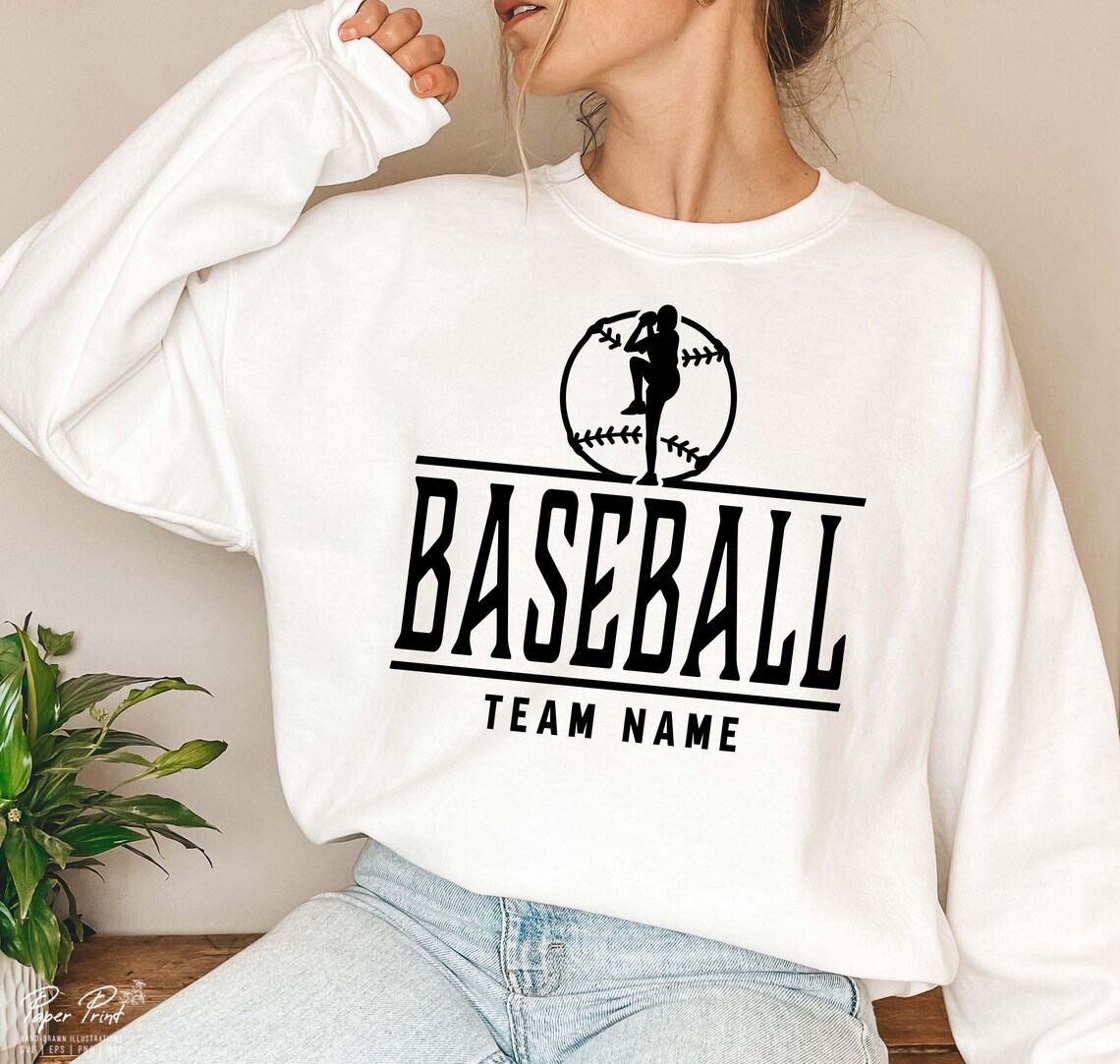 Baseball Player Svg Baseball Team Shirt Svg Baseball Mom | Etsy