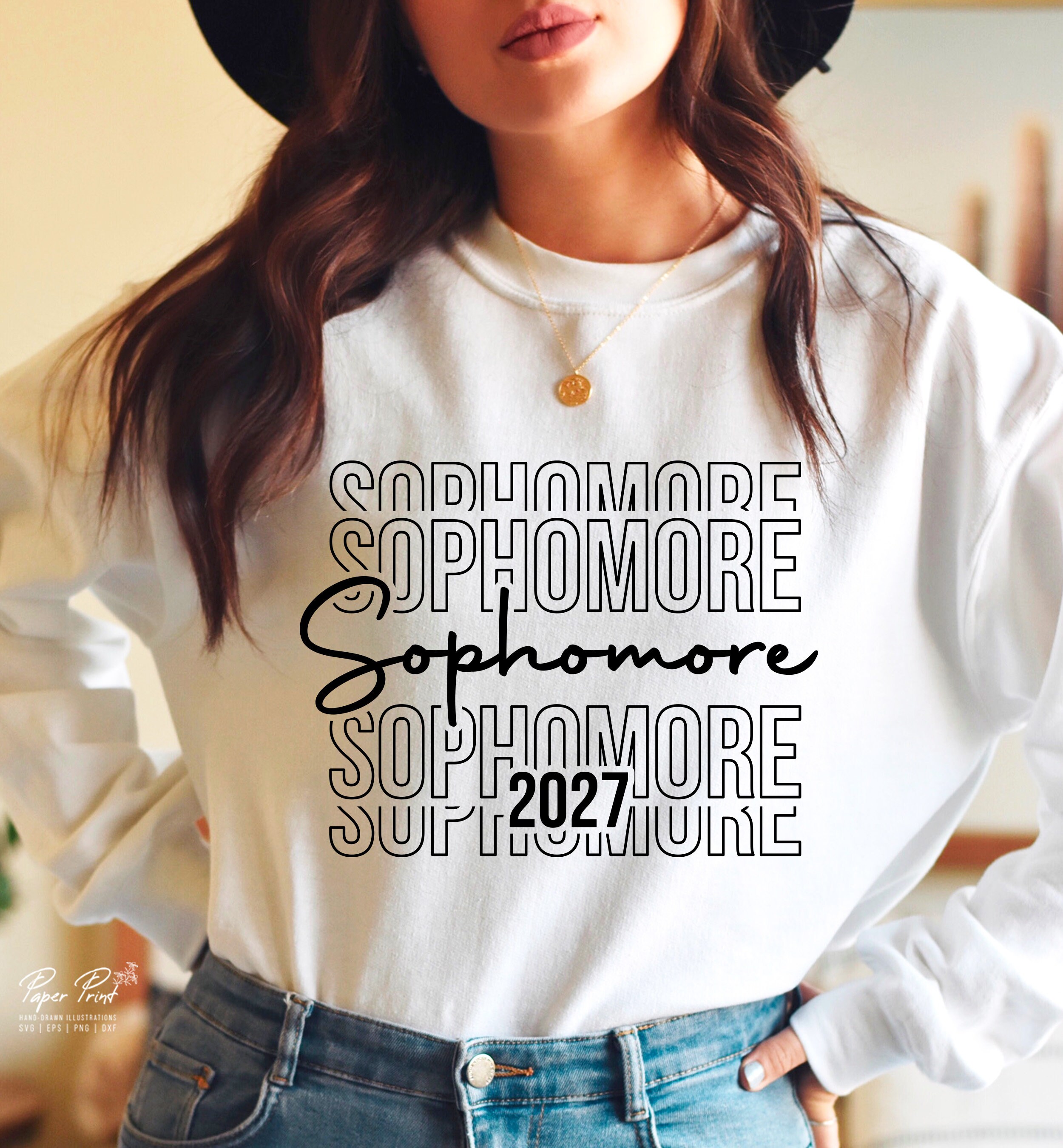 Sophomore 2027 SVG, High School Class Design (digital Files) - Etsy