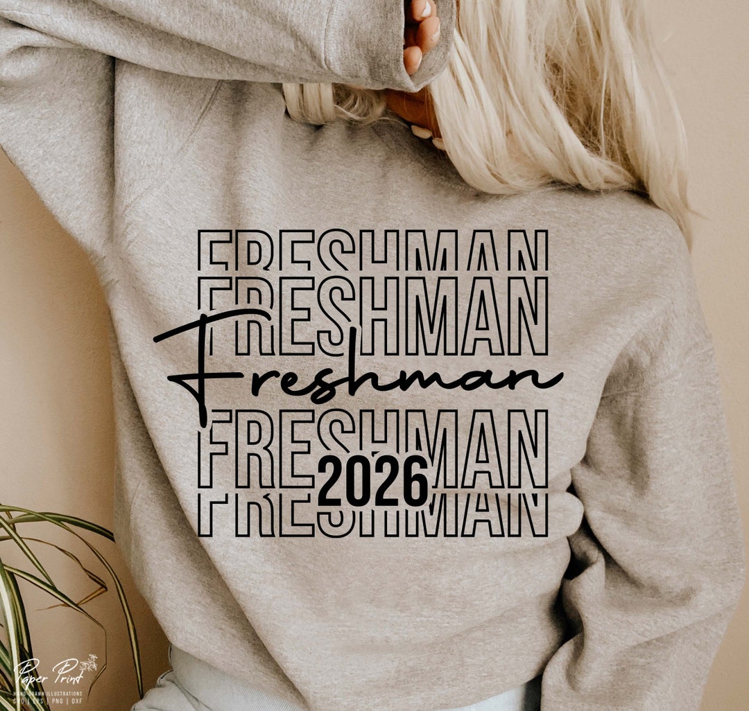 Freshman 2026 SVG, Back to School Svg, Class of 2027 SVG, High School ...