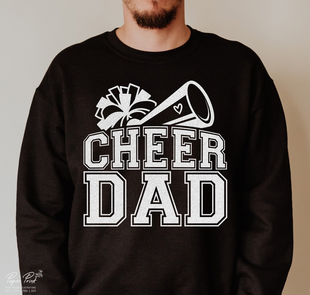 Cheer Dad Svg, Cheerleader Svg, Cheerleading Svg, Cheer Shirt Svg ...