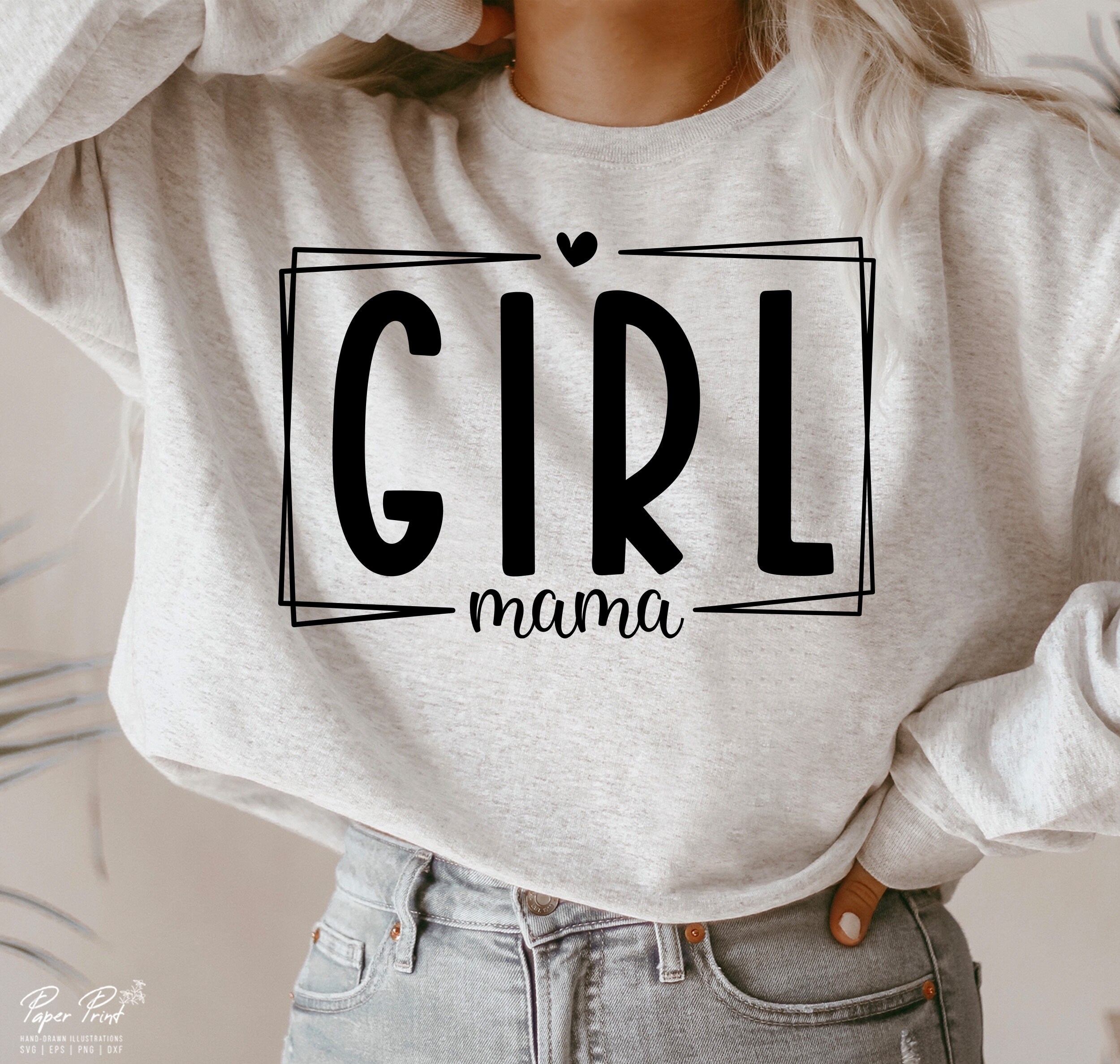 Girl Mama SVG, Mom of Girls, Mothers Day Gift (cut Files) - Etsy