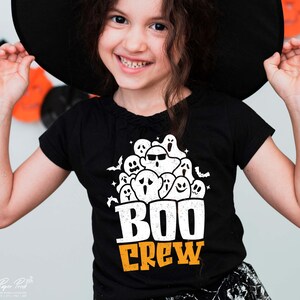 Halloween Boo Crew SVG, Halloween Family Matching Shirts Svg, Cute ...
