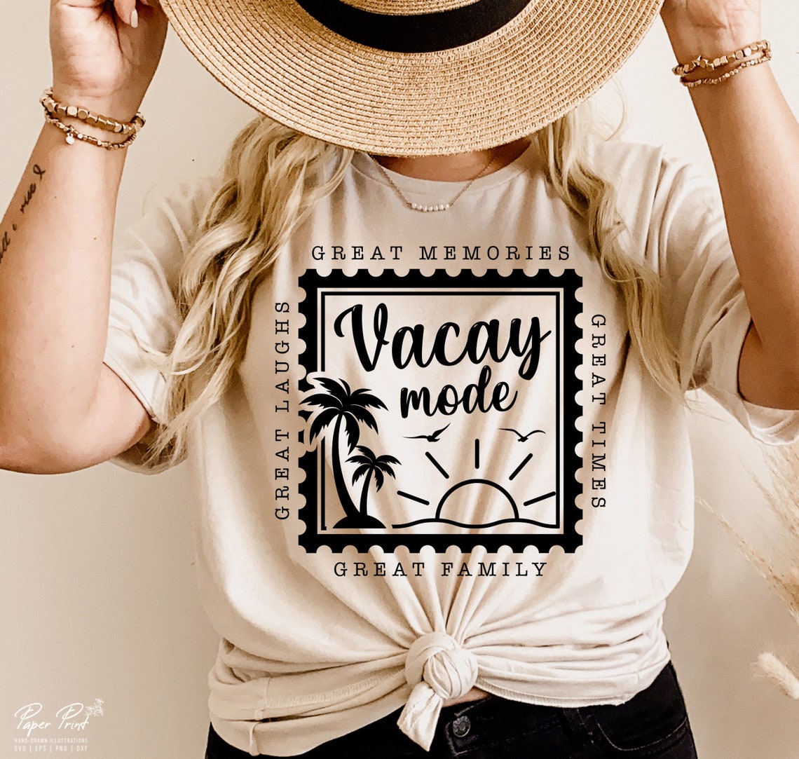 Vacay Mode SVG PNG, Family Vacation Svg, Vacay Svg, Vacation Svg ...