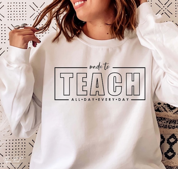 Made to Teach SVG Teacher Shirt SVG Teacher Life SVG Gift | Etsy