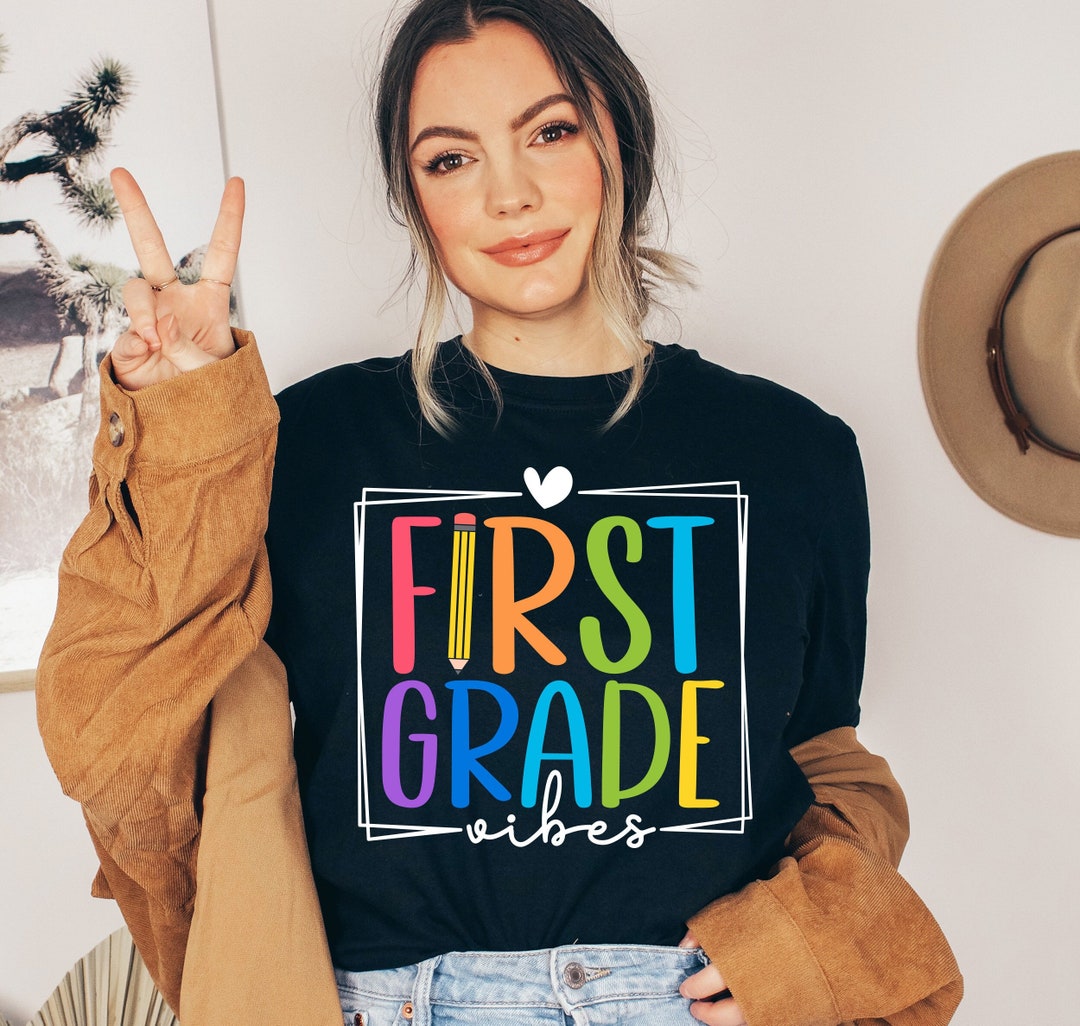 1st Grade Vibes SVG PNG, First Grade Svg, Teacher Svg, Teacher Life Svg ...