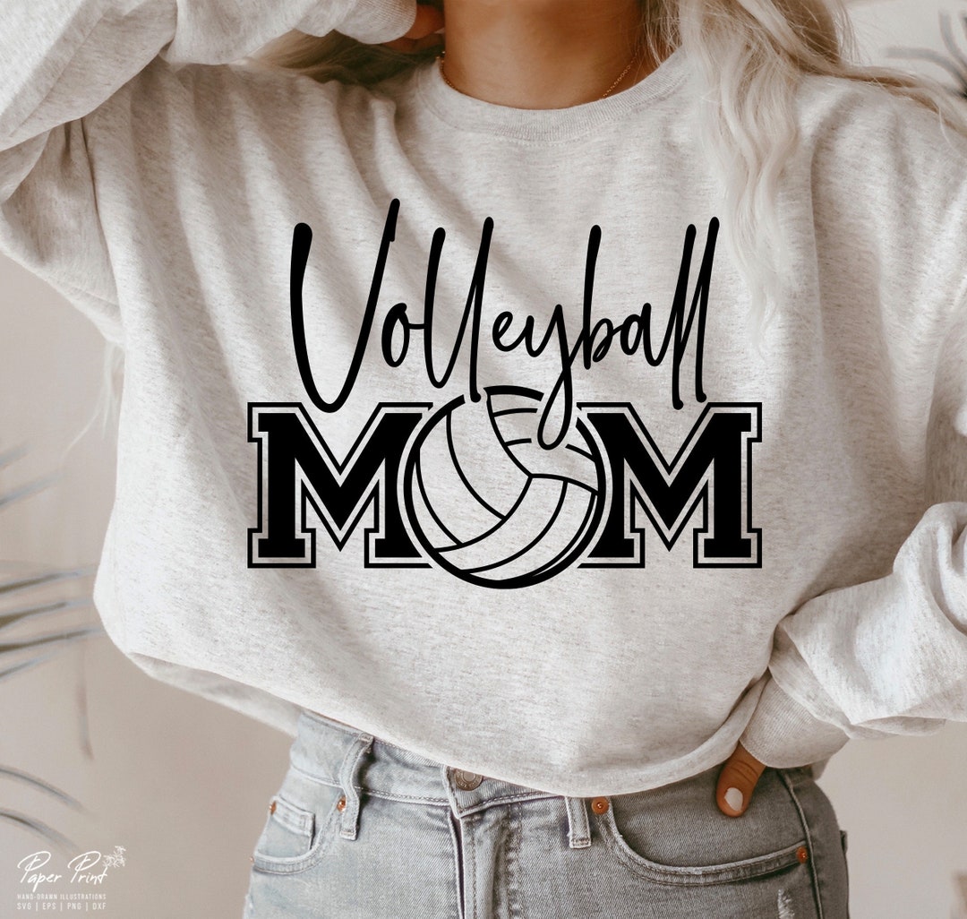 Volleyball Mom Svg, Volleyball Cheer Mom Svg, Sports Svg, Volleyball ...