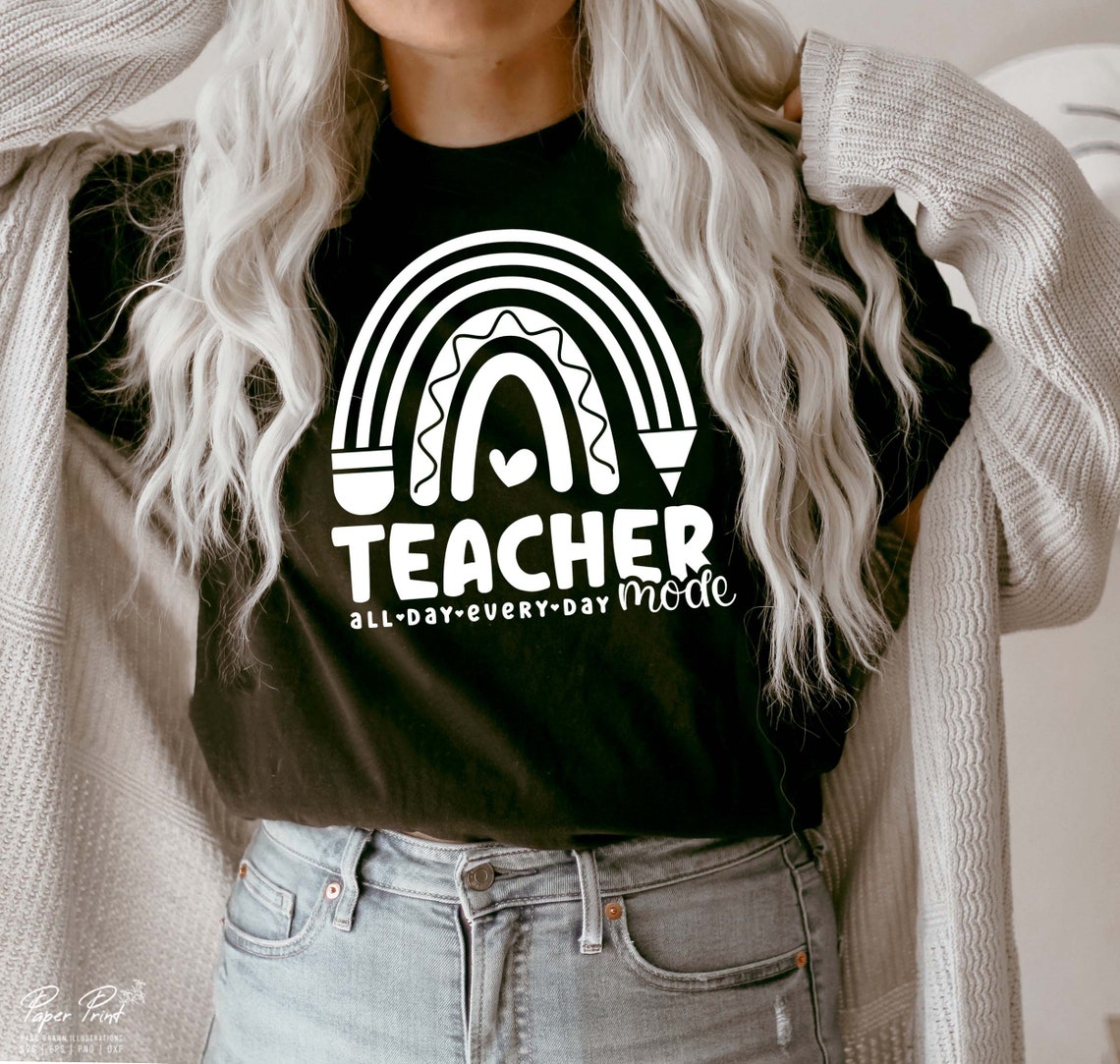 Teacher Mode SVG PNG Teaching Mode Svg Gift for Teacher Svg - Etsy