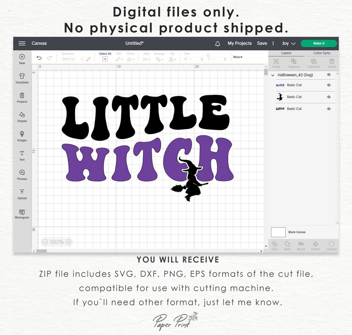Little Witch SVG PNG, Witchy Mini SVG, Halloween Girls Svg, Halloween ...