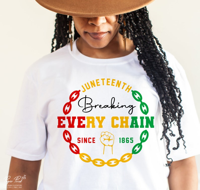 Breaking Every Chain Since 1865 SVG Juneteenth SVG Black - Etsy