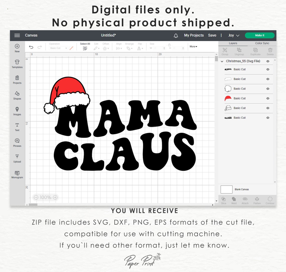 Mama Claus SVG, Christmas Shirt Design, PNG Cut Files (digital Download ...