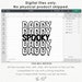 Spooky Daddy SVG PNG Spooky Dad SVG Halloween Shirt Gift for - Etsy
