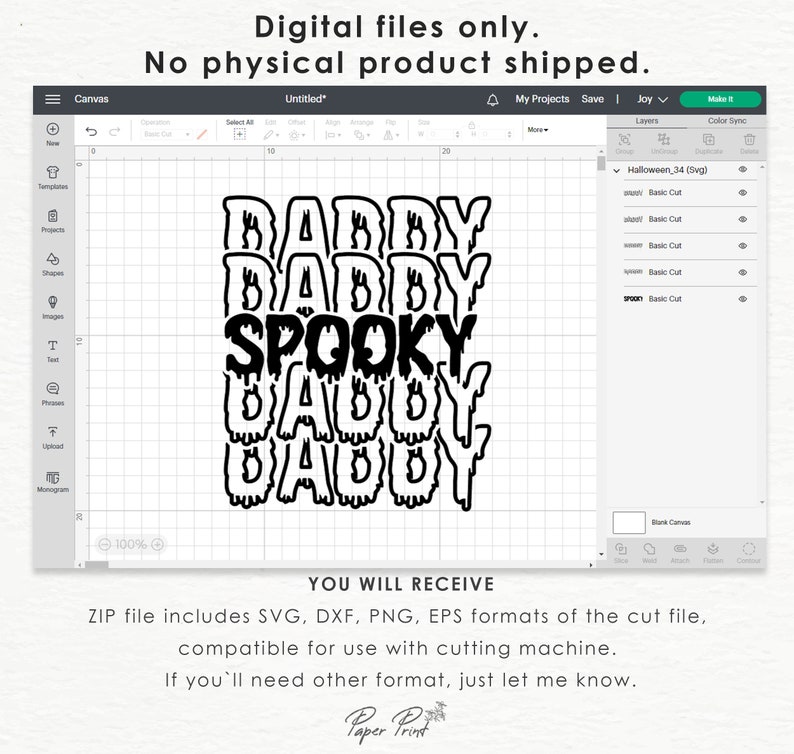 Spooky Daddy SVG PNG Spooky Dad SVG Halloween Shirt Gift for - Etsy