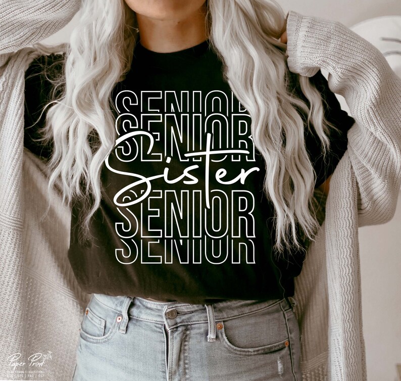 Senior Sister SVG Class of School SVG Graduation SVG High - Etsy