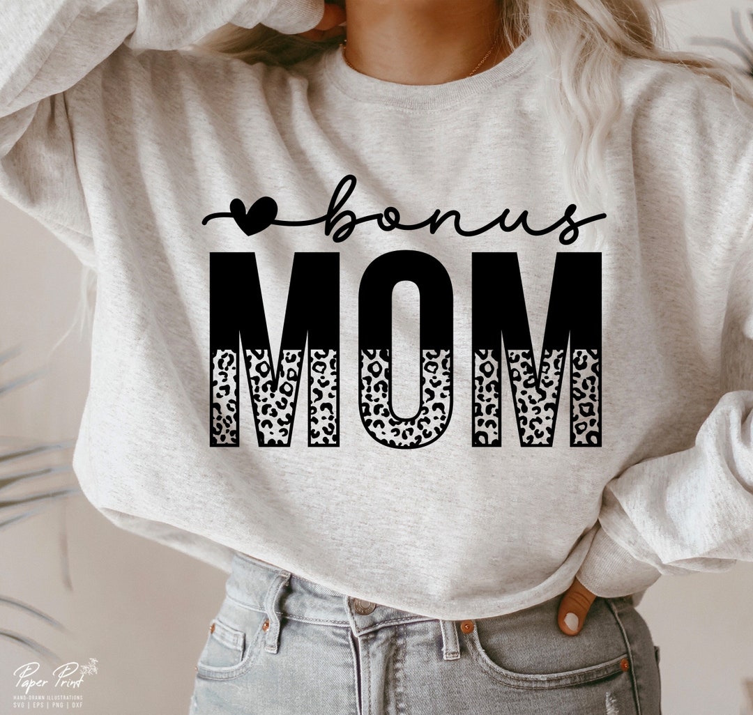 Bonus Mom SVG PNG, Mothers Day Svg, Momlife Svg, Mama Svg, Blessed Mom ...