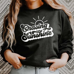 Chasing Sunshine Svg, Summer Time Svg, Summer Shirt Gift Svg, Beach ...