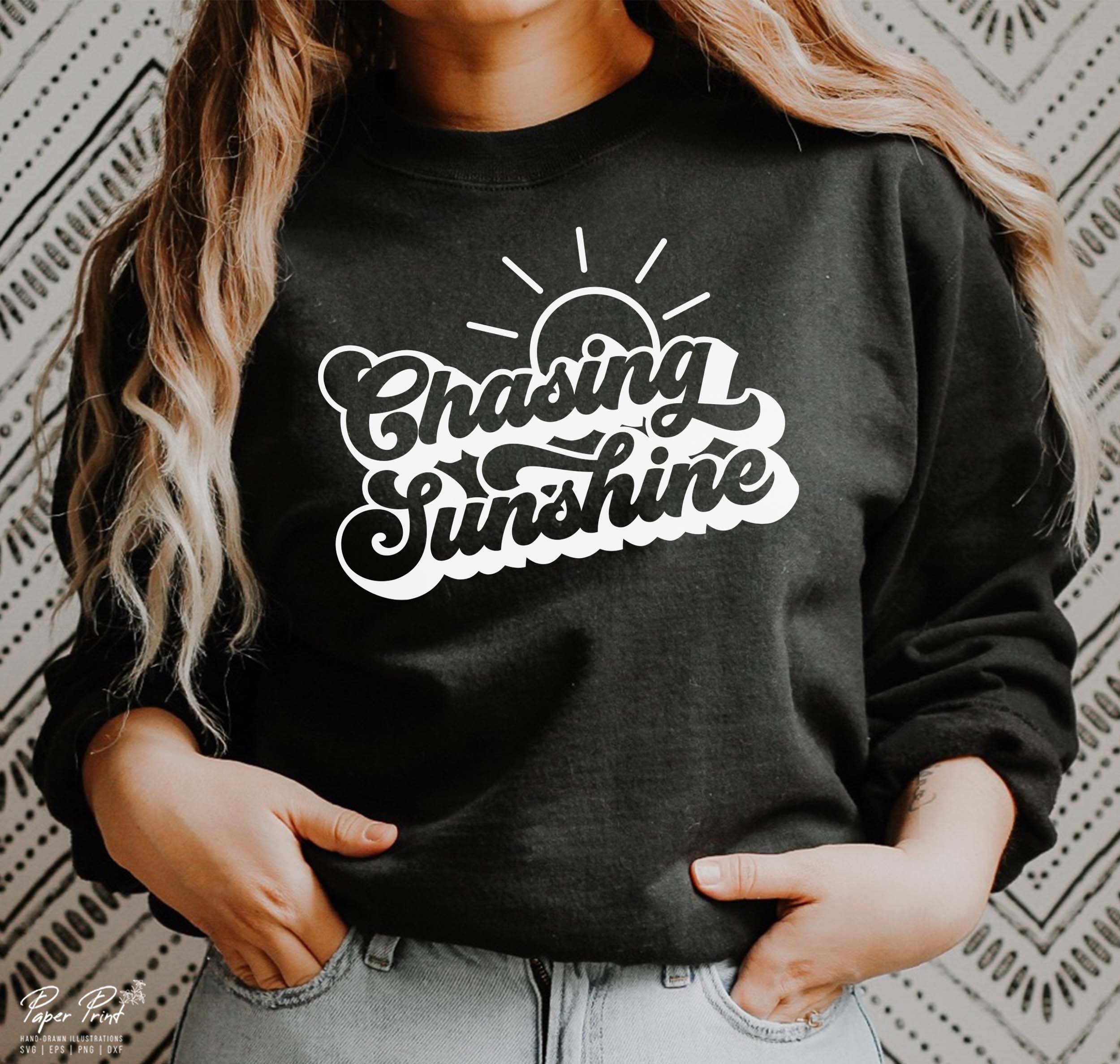 Chasing Sunshine Svg, Summer Time Svg, Summer Shirt Gift Svg, Beach ...