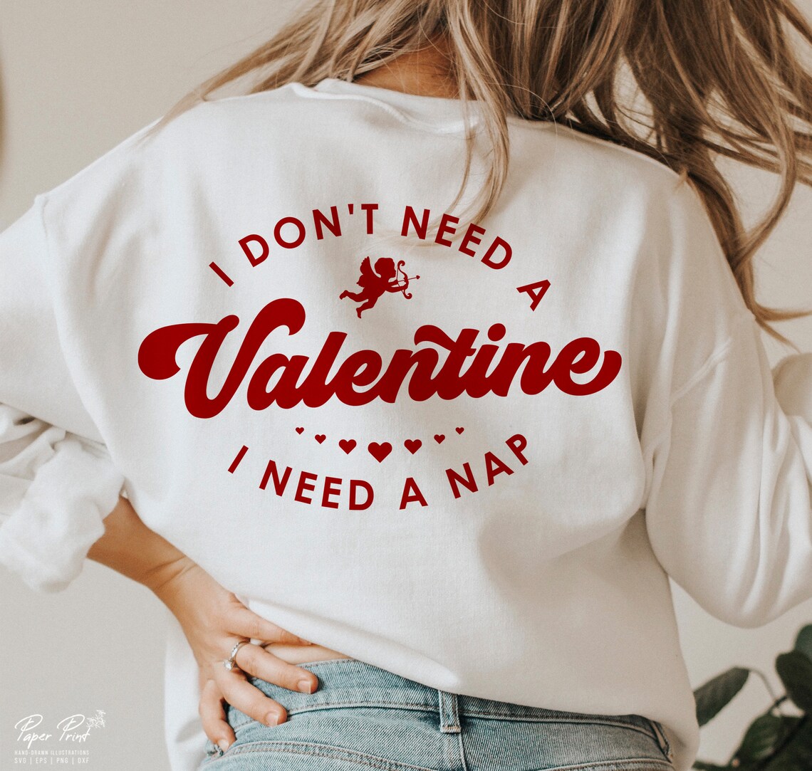 I Don't Need A Valentine SVG Funny Valentine Svg Hello - Etsy