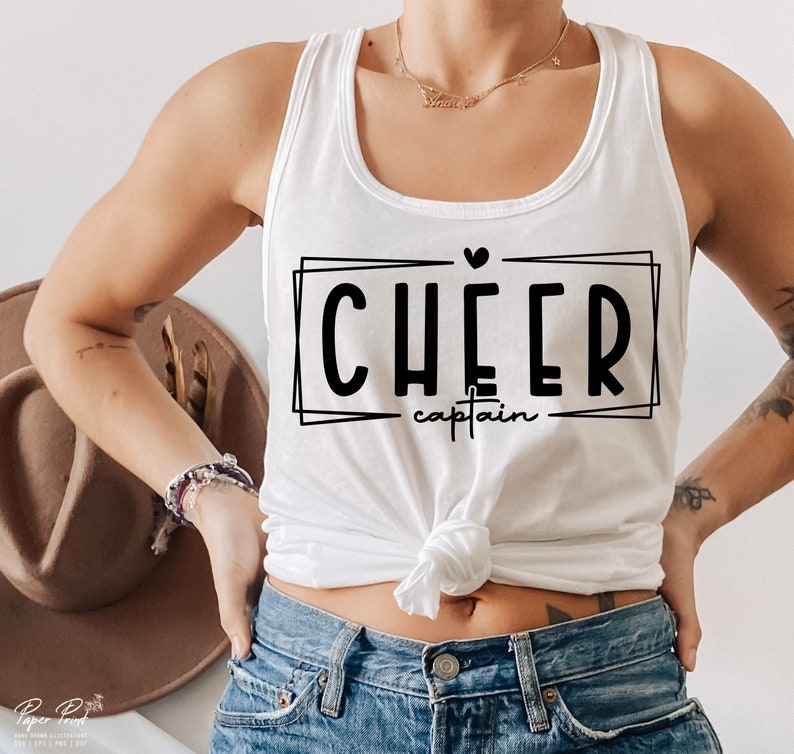 Cheer Captain SVG, Cheer Coach Shirt Design (digital Files) - Etsy