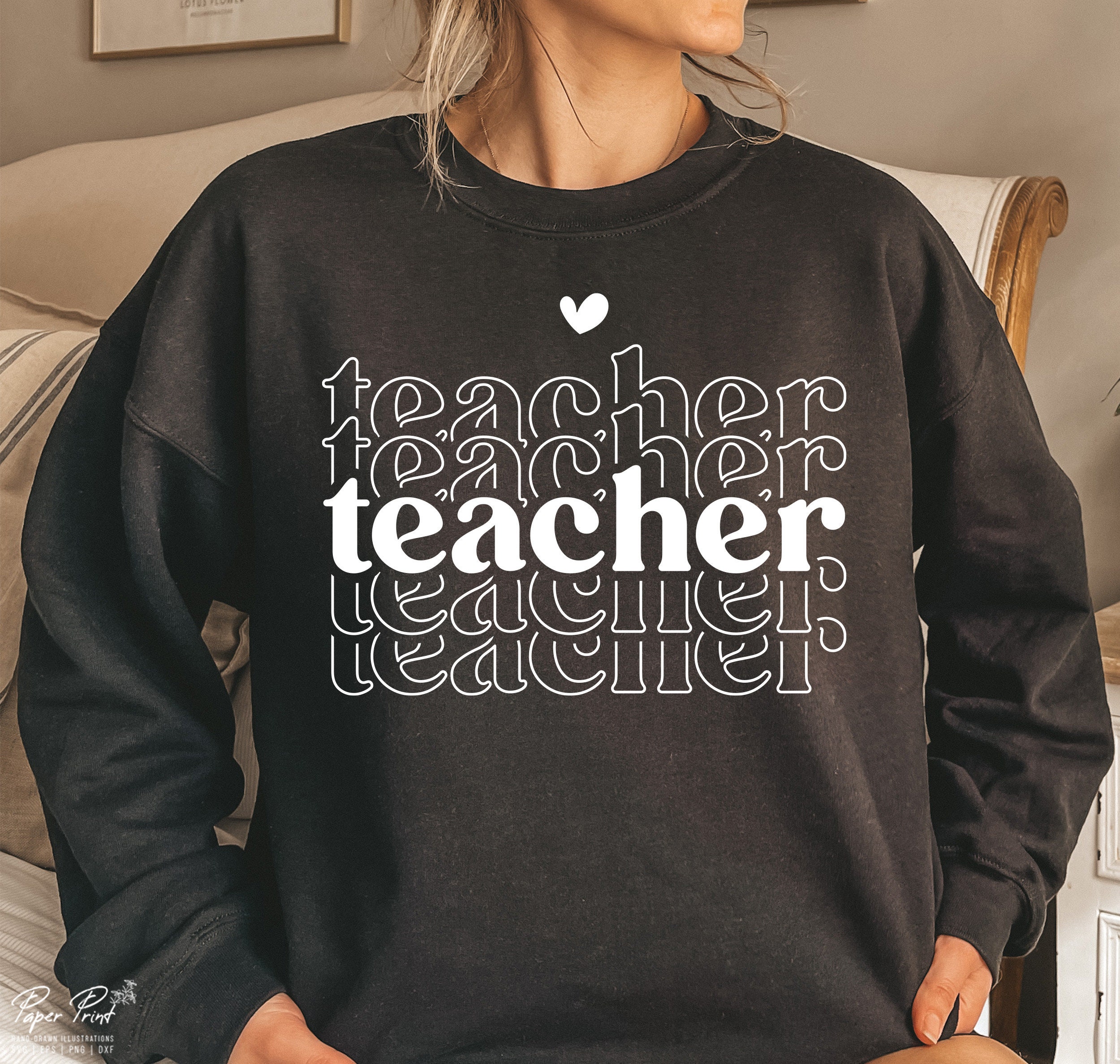 Teacher SVG Teacher Shirt SVG Teacher Mode SVG Gift for | Etsy