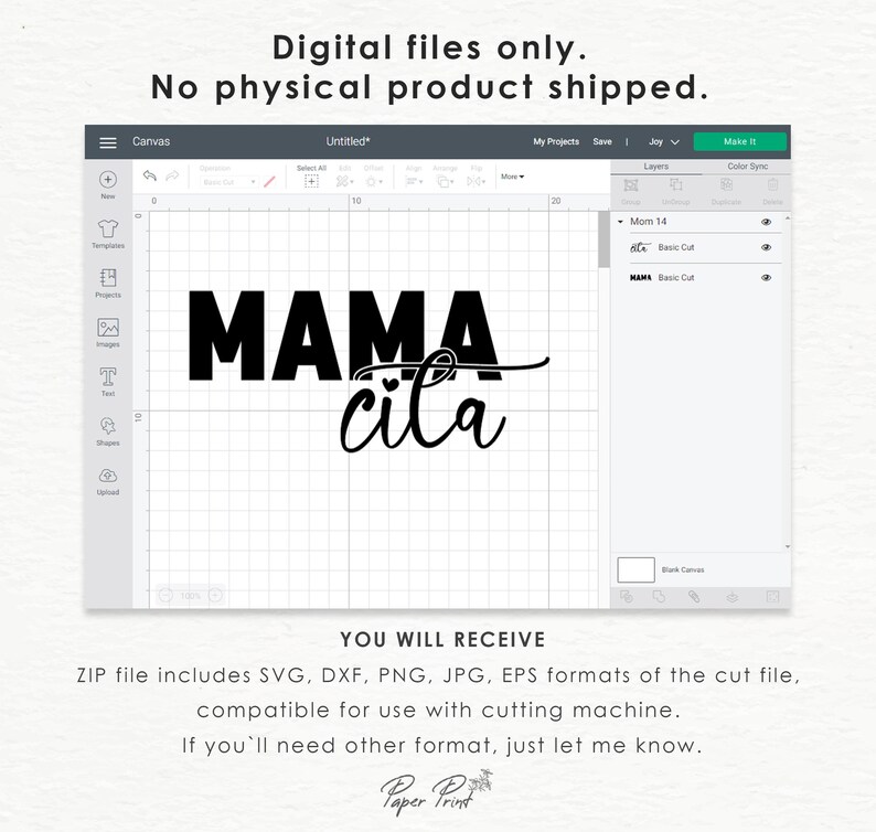 Mamacita SVG, Spanish Mom Shirt Design (digital Files) - Etsy