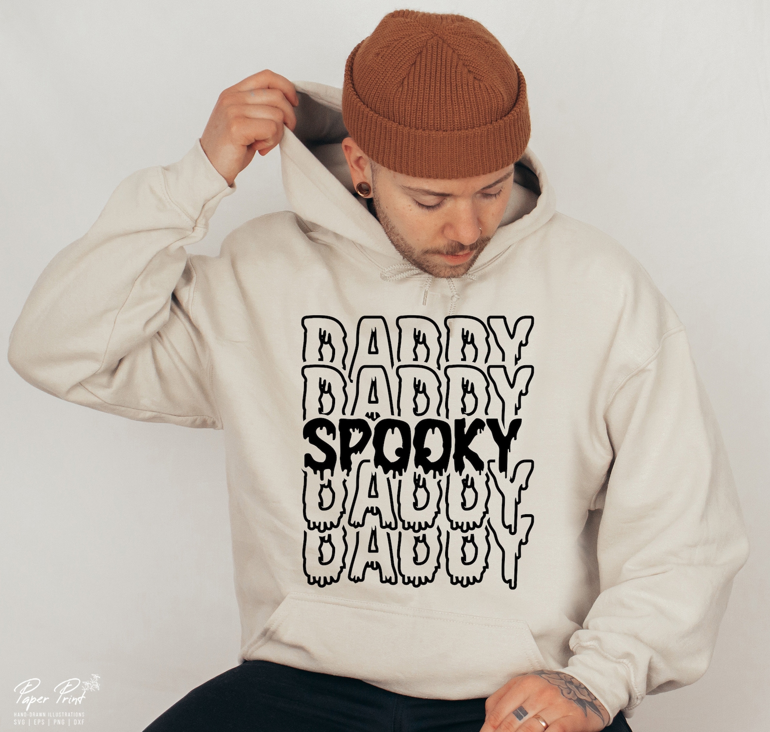 Spooky Daddy SVG PNG Spooky Dad SVG Halloween Shirt Gift for - Etsy
