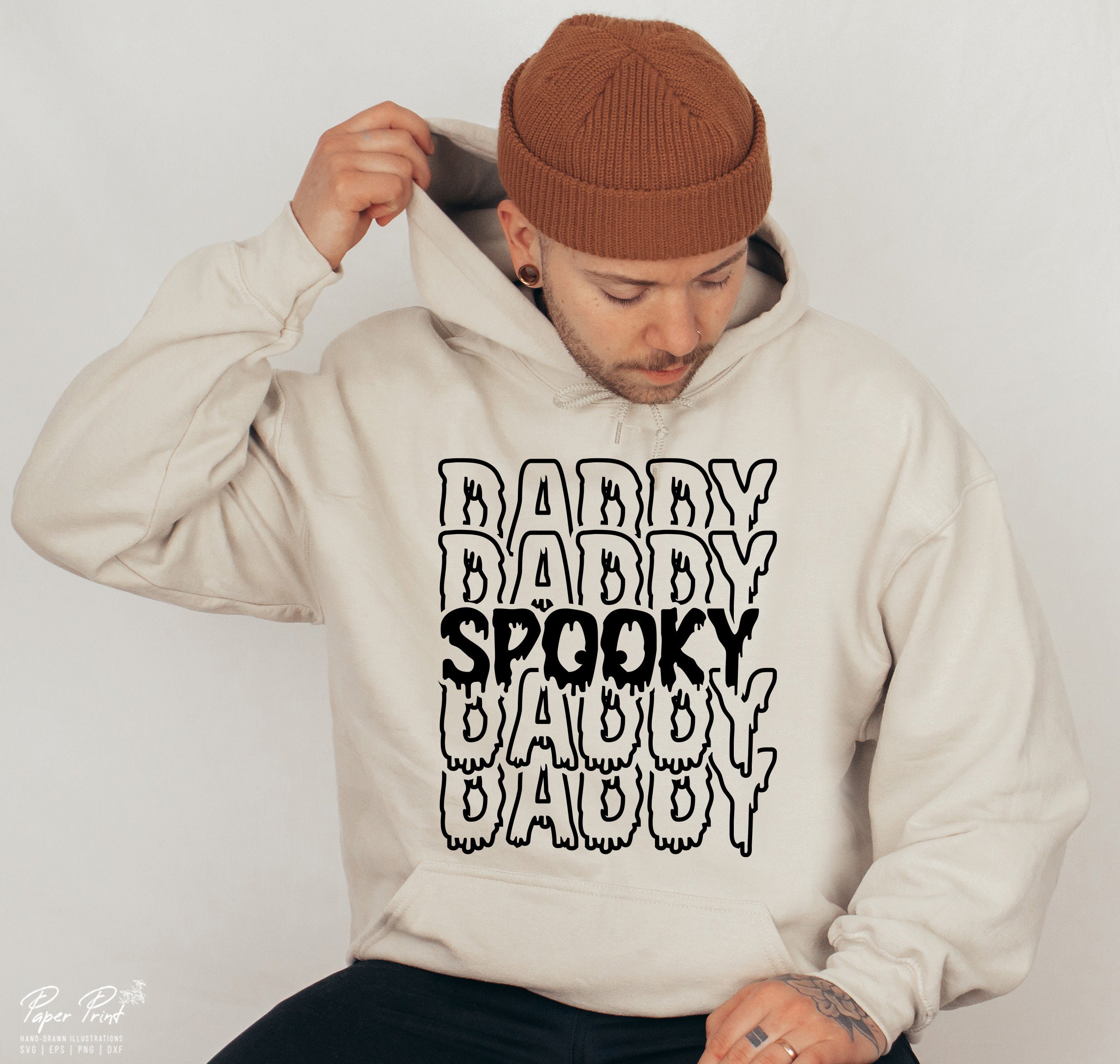Spooky Daddy SVG PNG Spooky Dad SVG Halloween Shirt Gift for - Etsy