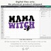 Mama Witch SVG PNG Witchy Mom SVG Halloween Mom Svg - Etsy